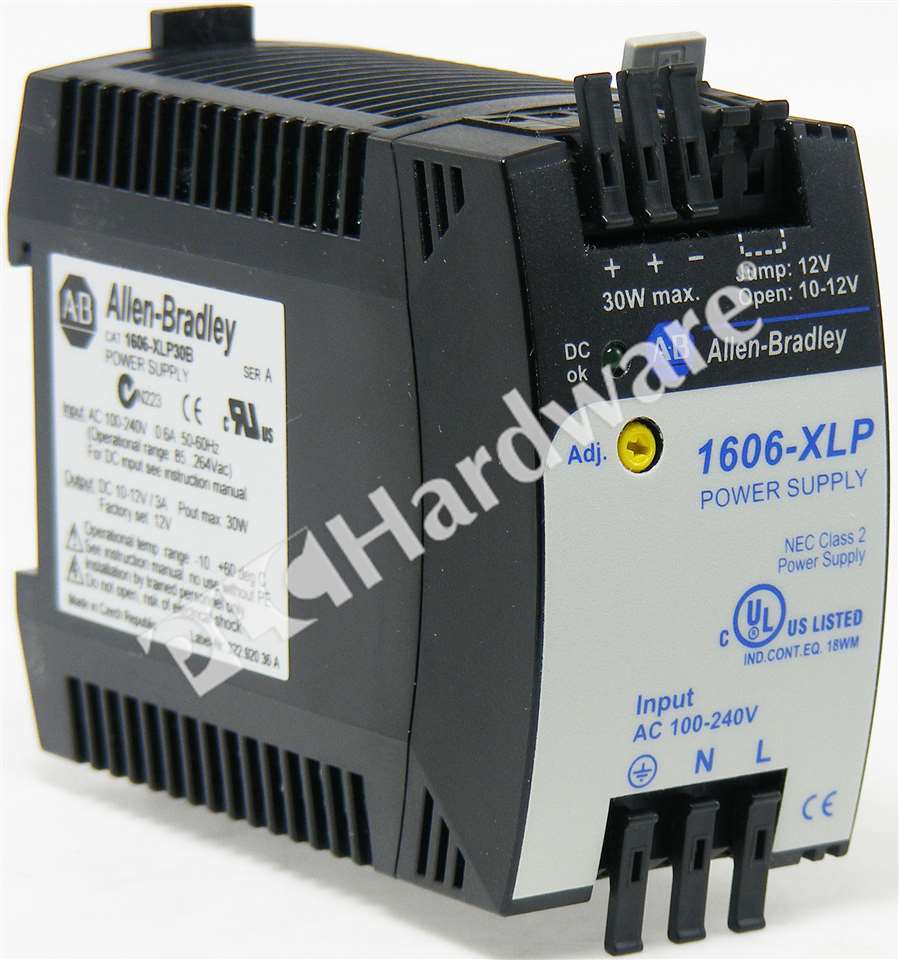 PLC Hardware - Allen Bradley 1606-XLP30B Series A, Used PLCH Packaging