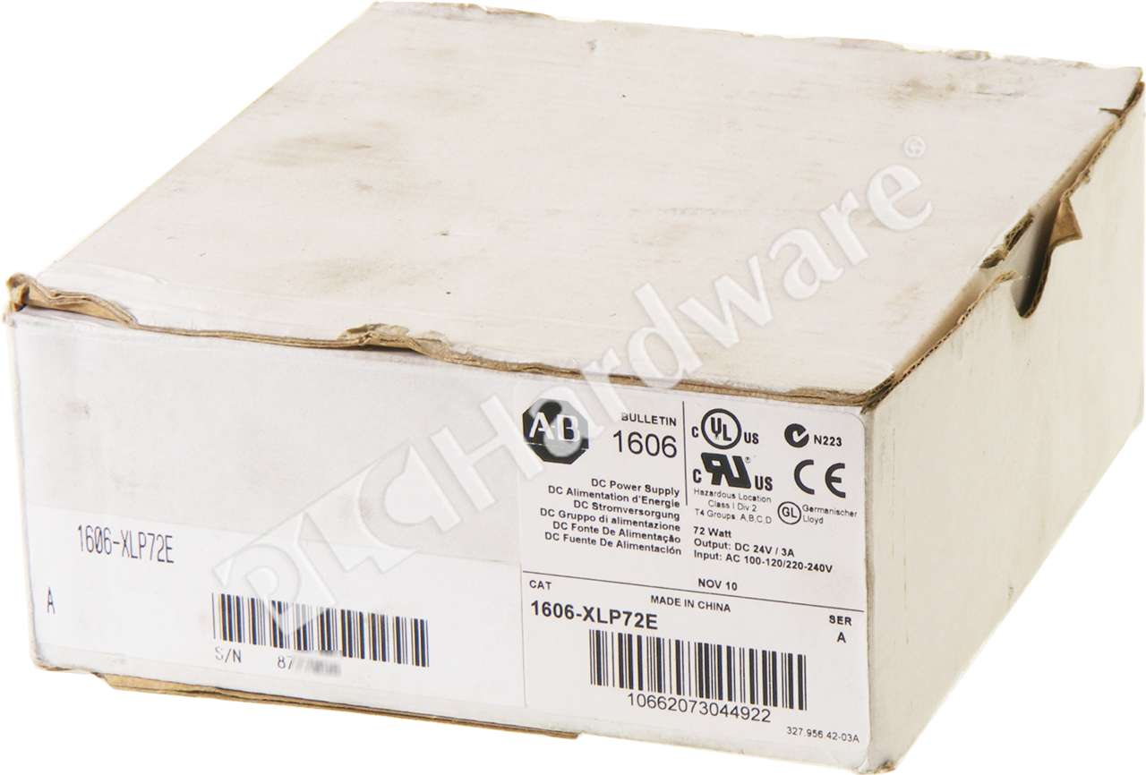PLC Hardware: Allen-Bradley 1606-XLP72E AC/DC Compact Power Supply 24 ...