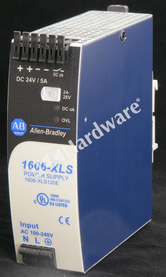 PLC Hardware - Allen Bradley 1606-XLS120E Series A, Used PLCH Packaging