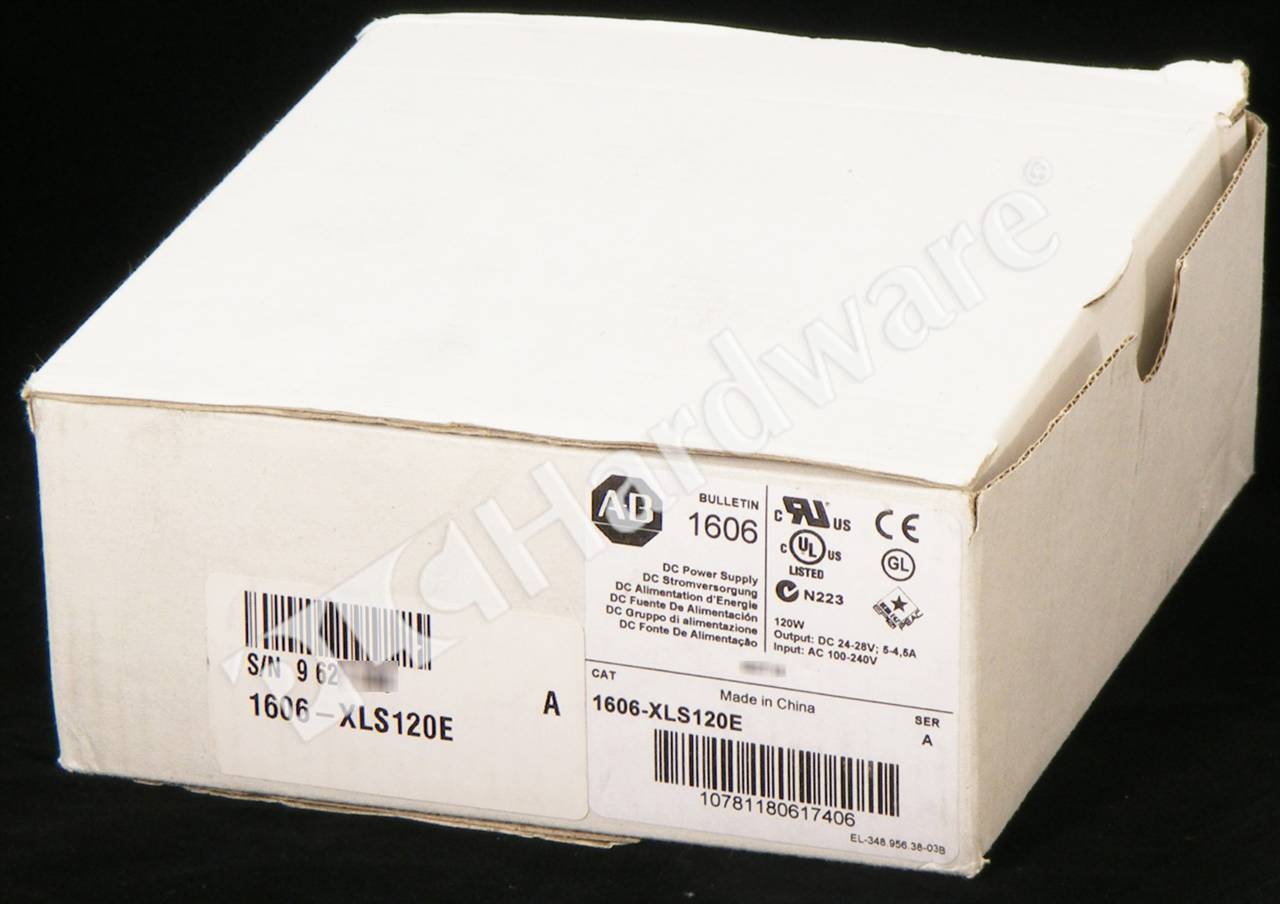 PLC Hardware - Allen Bradley 1606-XLS120E Series A, Surplus Open Pre-owned