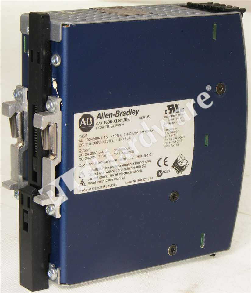 PLC Hardware - Allen Bradley 1606-XLS120E Series A, Used PLCH Packaging
