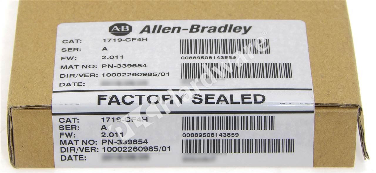 PLC Hardware - Allen Bradley 1719-CF4H Series A, Surplus Sealed Pre-owned
