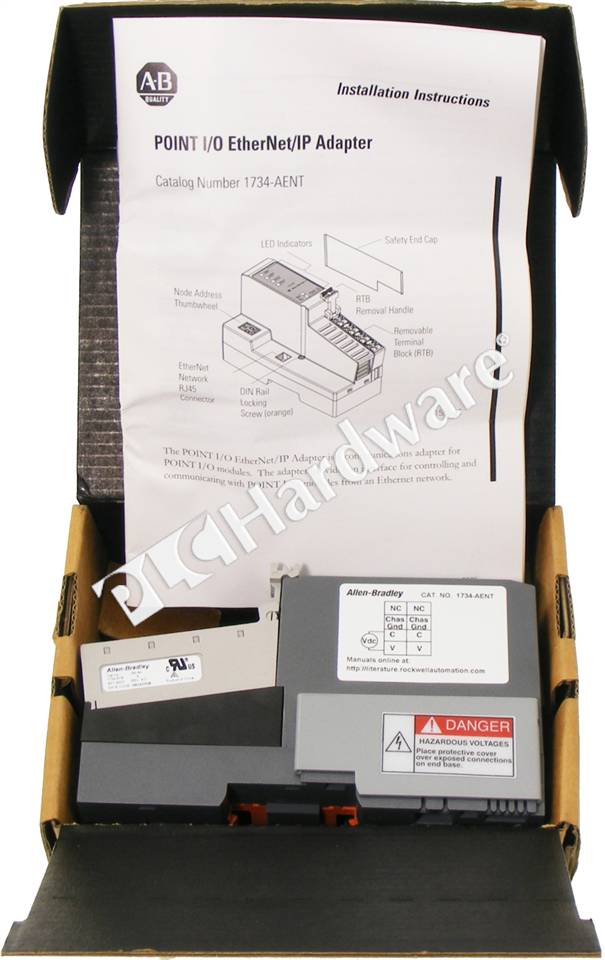 PLC Hardware - Allen Bradley 1734-AENT Series A, Surplus Open Pre-owned