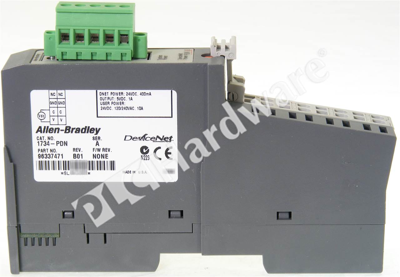 PLC Hardware - Allen Bradley 1734-PDN Series A, Used PLCH Packaging