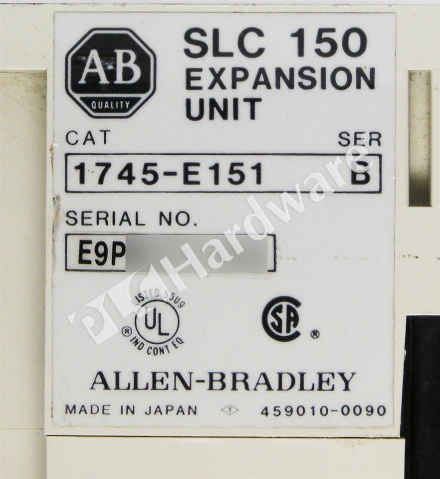 PLC Hardware - Allen Bradley 1745-E151 Series B, Used PLCH Packaging