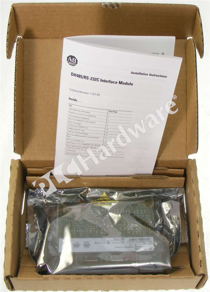 PLC Hardware: Allen-Bradley 1747-KE SLC 500 DH-485/RS-232C Interface Module