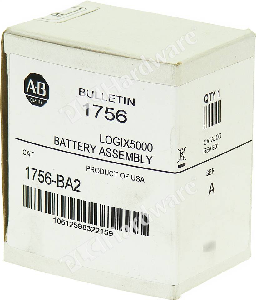 PLC Hardware - Allen Bradley 1756-BA2 Series A, Surplus Sealed Pre-owned