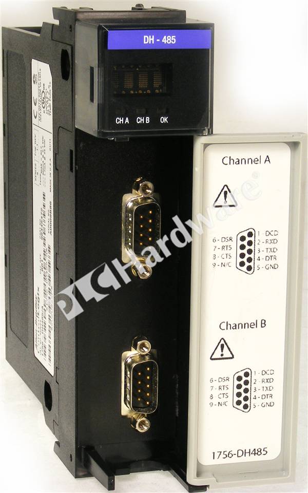 PLC Hardware - Allen Bradley 1756-DH485 Series A, Used PLCH Packaging