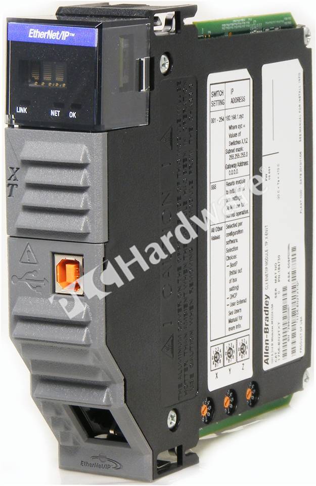PLC Hardware - Allen Bradley 1756-EN2TXT Series D, Surplus Open Pre-owned