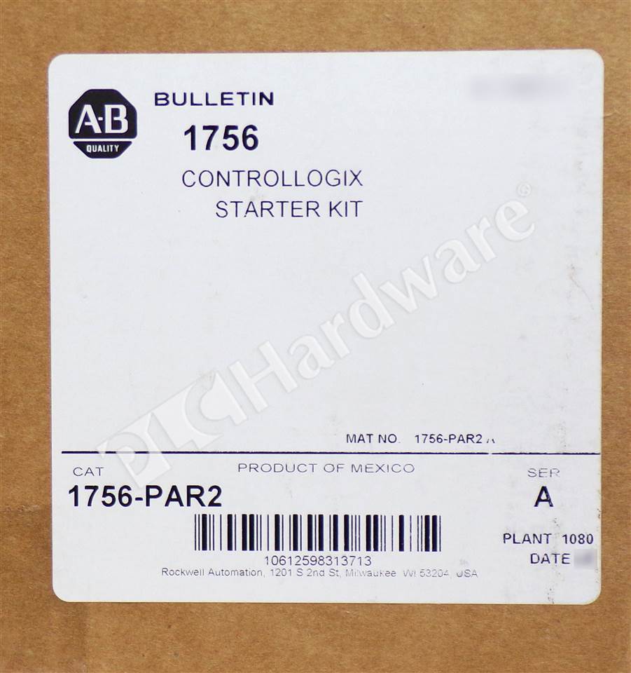 PLC Hardware - Allen Bradley 1756-PAR2 Series A, Surplus Sealed Pre-owned
