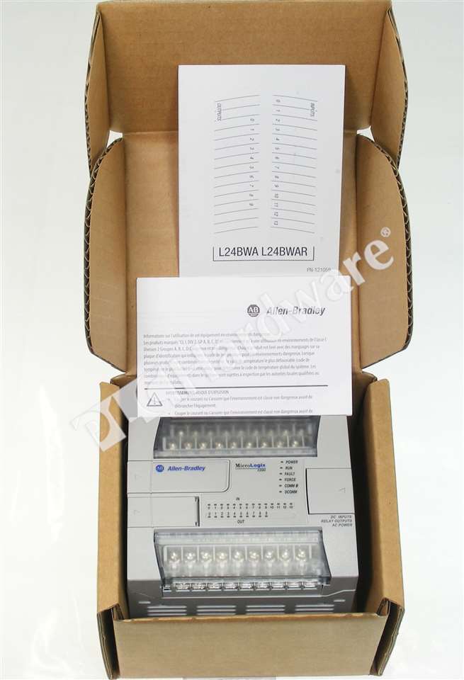 PLC Hardware: Allen-Bradley 1762-L24BWA MicroLogix 1200 Controller