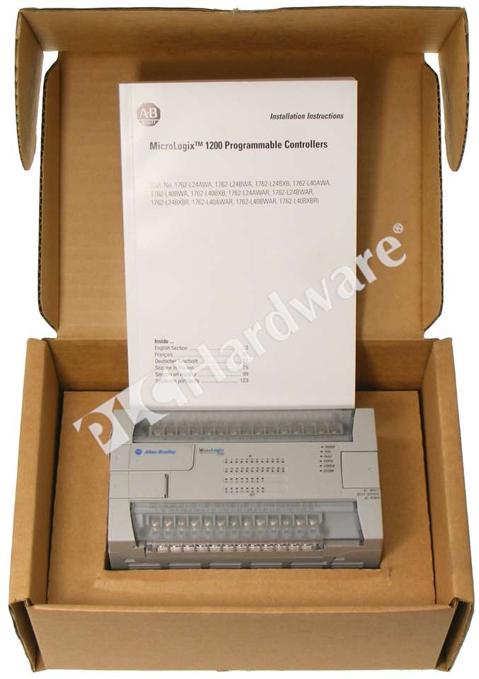 PLC Hardware: Allen-Bradley 1762-L40AWA MicroLogix 1200 Controller 16 ...