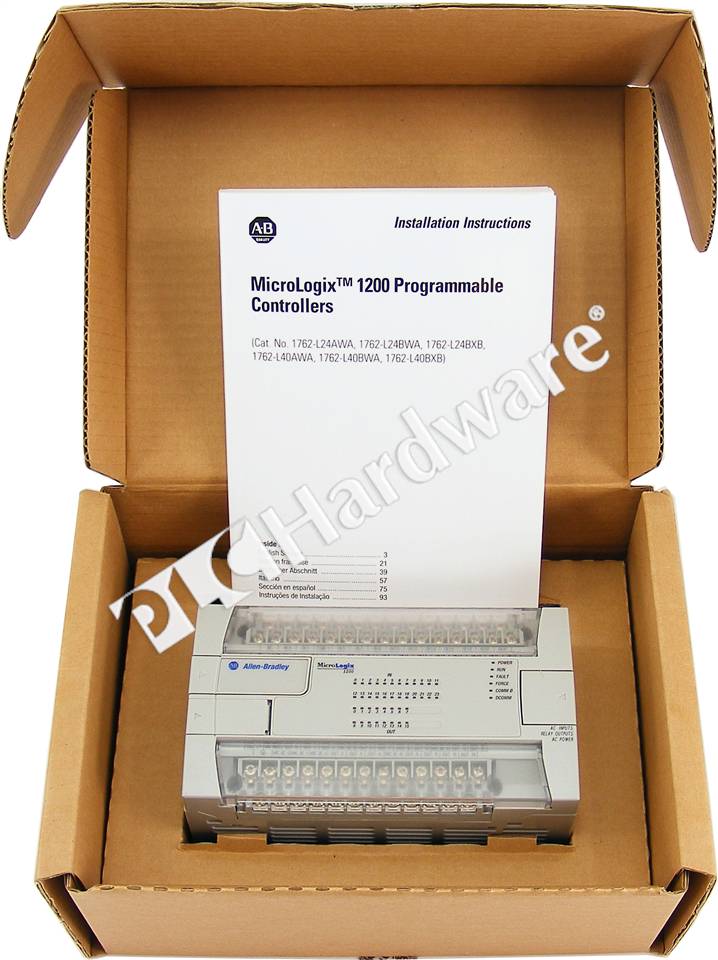 PLC Hardware: Allen-Bradley 1762-L40BWAR MicroLogix 1200 40P AC Controller