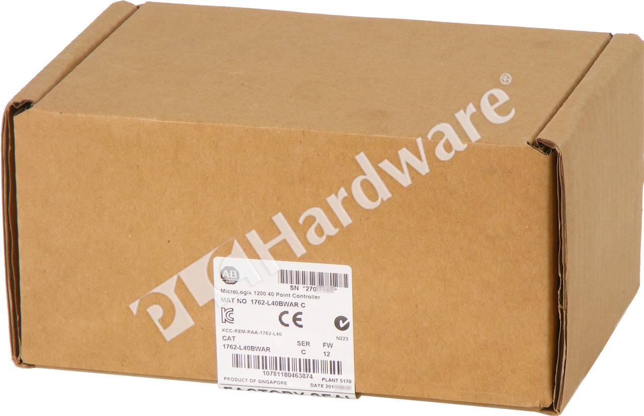 PLC Hardware: Allen-Bradley 1762-L40BWAR MicroLogix 1200 40P DC Controller