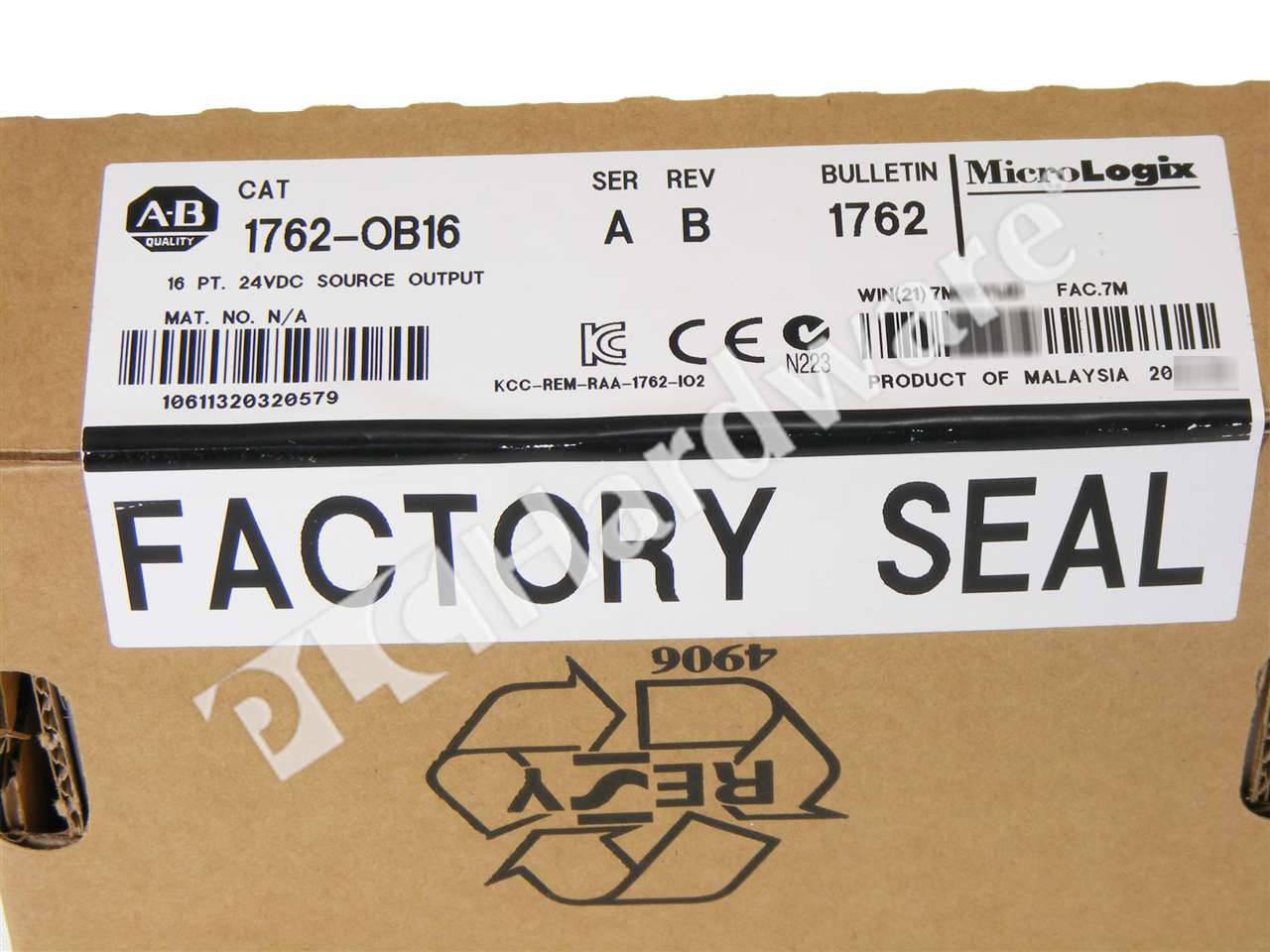 PLC Hardware: Allen-Bradley 1762-OB16 MicroLogix Digital Output Module ...