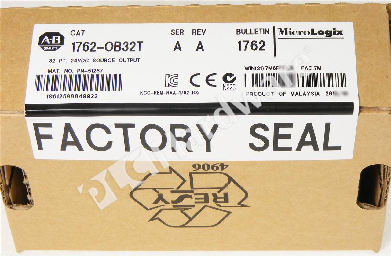 PLC Hardware: Allen-Bradley 1762-OB32T MicroLogix Digital Output, 32-P ...