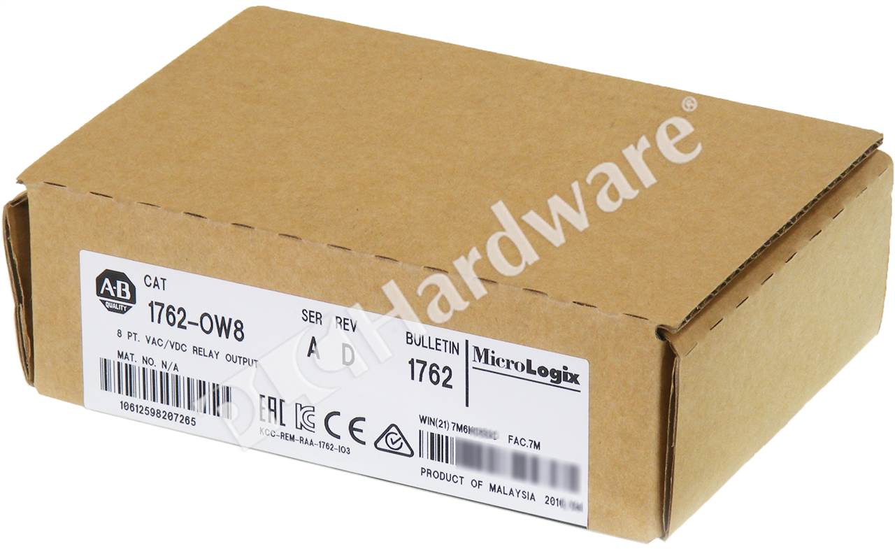 PLC Hardware: Allen-Bradley 1762-OW8 MicroLogix 8-P AC/DC Relay Output ...