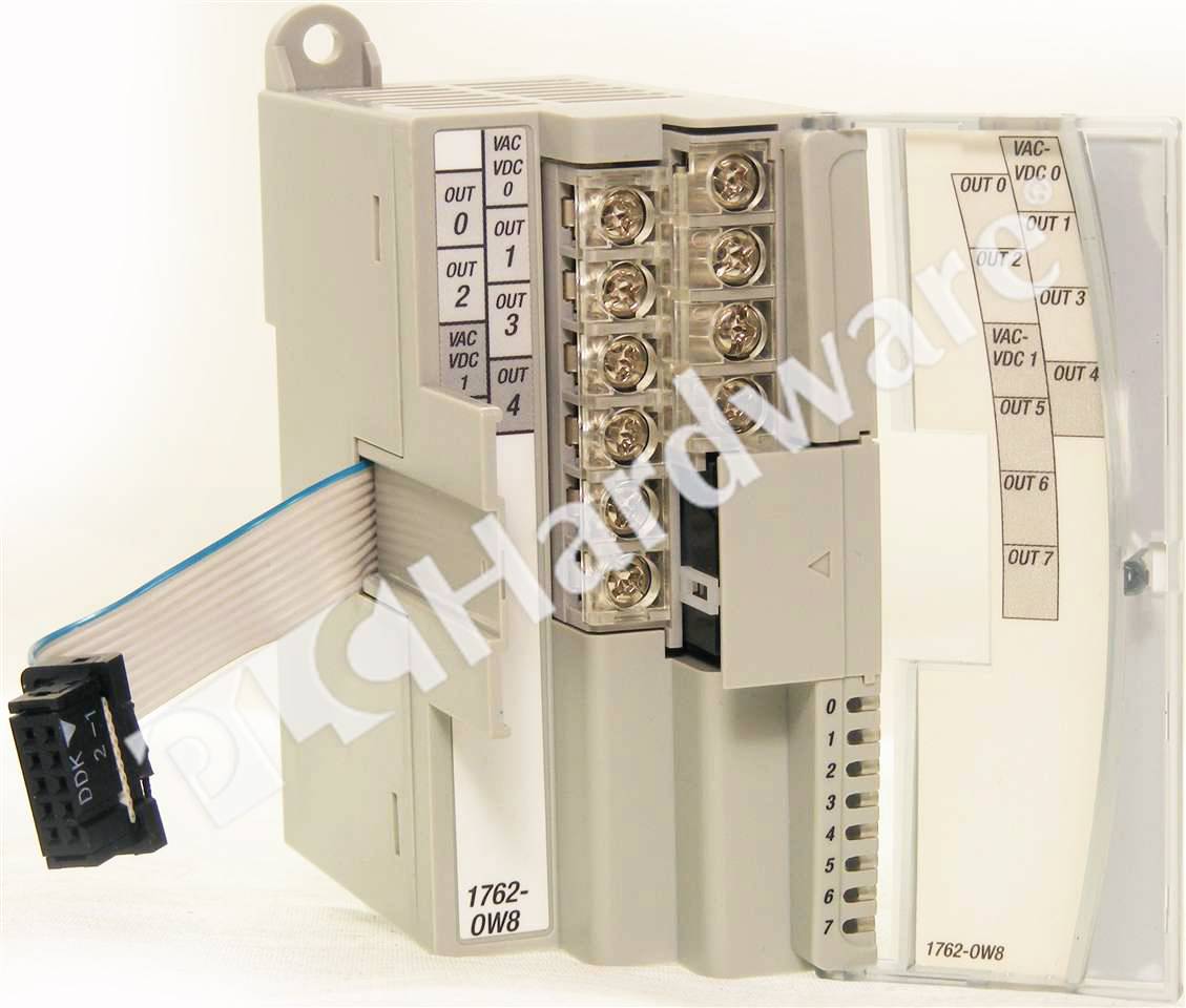 PLC Hardware - Allen Bradley 1762-OW8 Series A, Used in PLCH Packaging