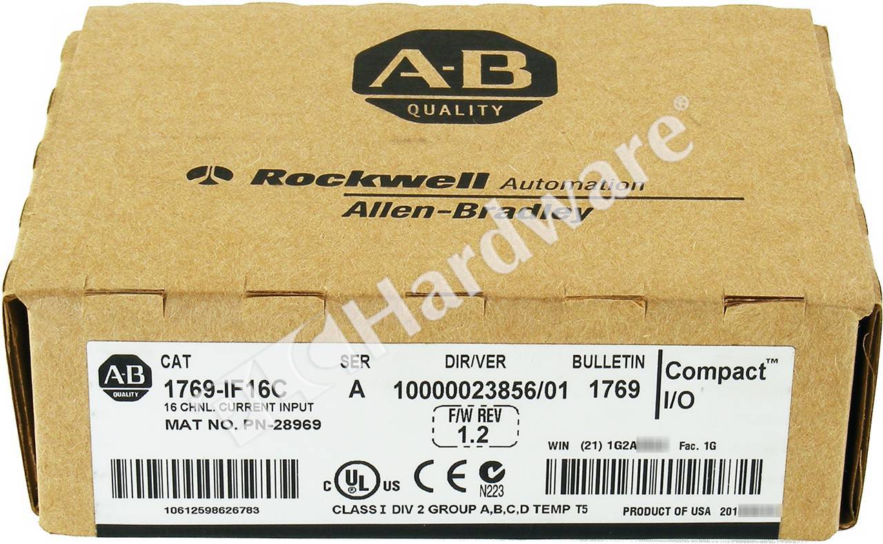 PLC Hardware - Allen Bradley 1769-IF16C Series A, New Surplus Sealed