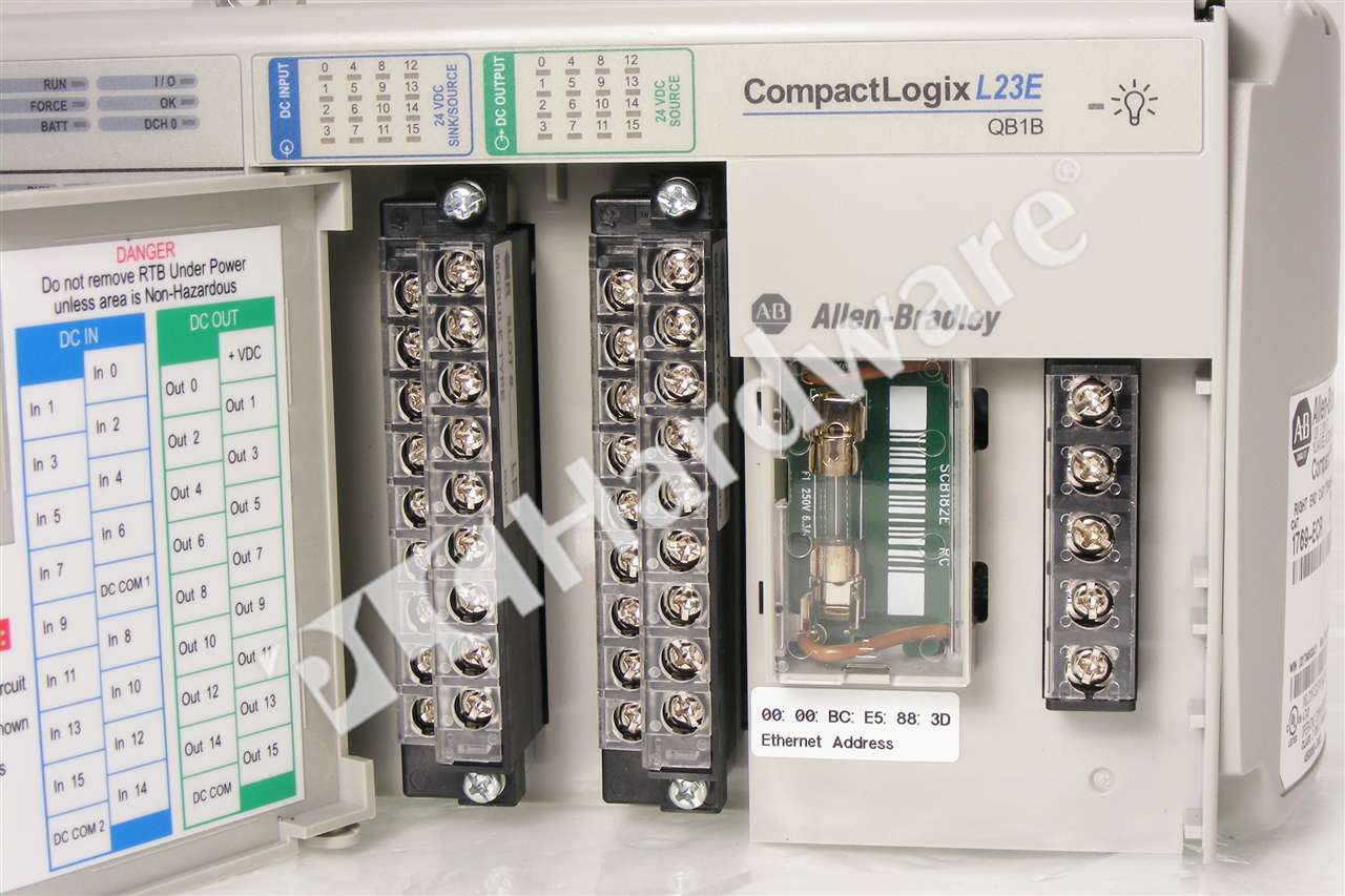 PLC Hardware - Allen Bradley 1769-L23E-QB1B Series A, Used in a PLCH ...