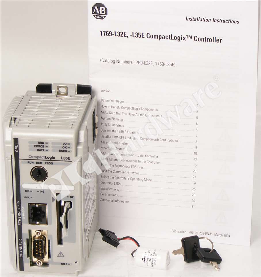 PLC Hardware - Allen Bradley 1769-L35E Series A, Surplus Sealed Pre-owned