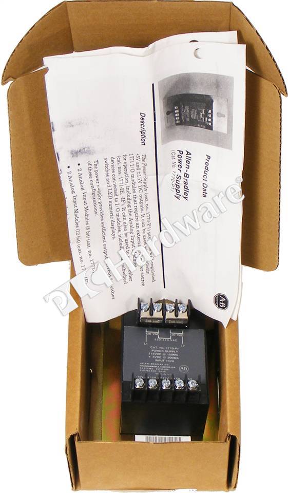 PLC Hardware: Allen-Bradley 1770-P1 PLC-5 Power Supply 120//240VAC to 5 ...