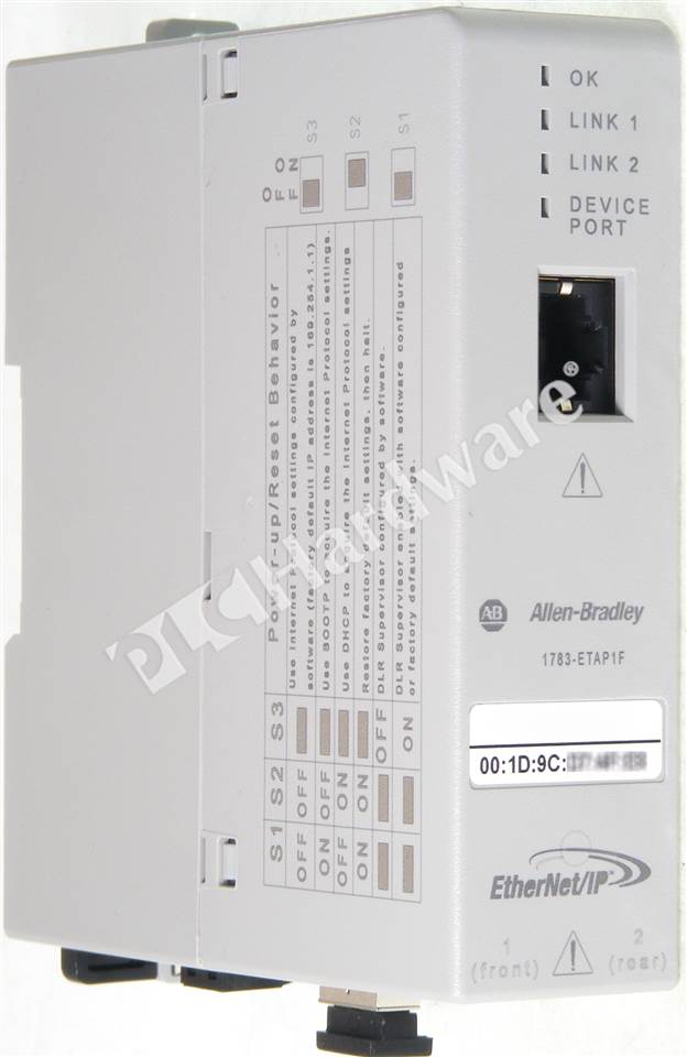 PLC Hardware: Allen-Bradley 1783-ETAP1F EtherNet/IP Tap, 3-Port