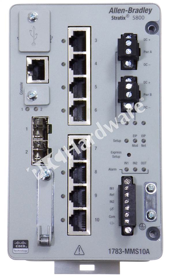 PLC Hardware - Allen Bradley 1783-MMS10A Series B, Used PLCH Packaging