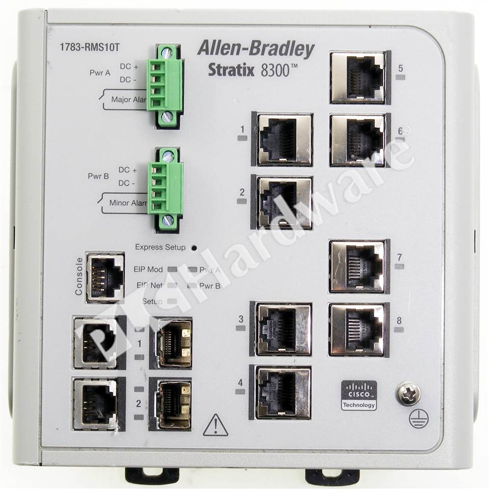PLC Hardware - Allen Bradley 1783-RMS10T Series A, Used PLCH Packaging