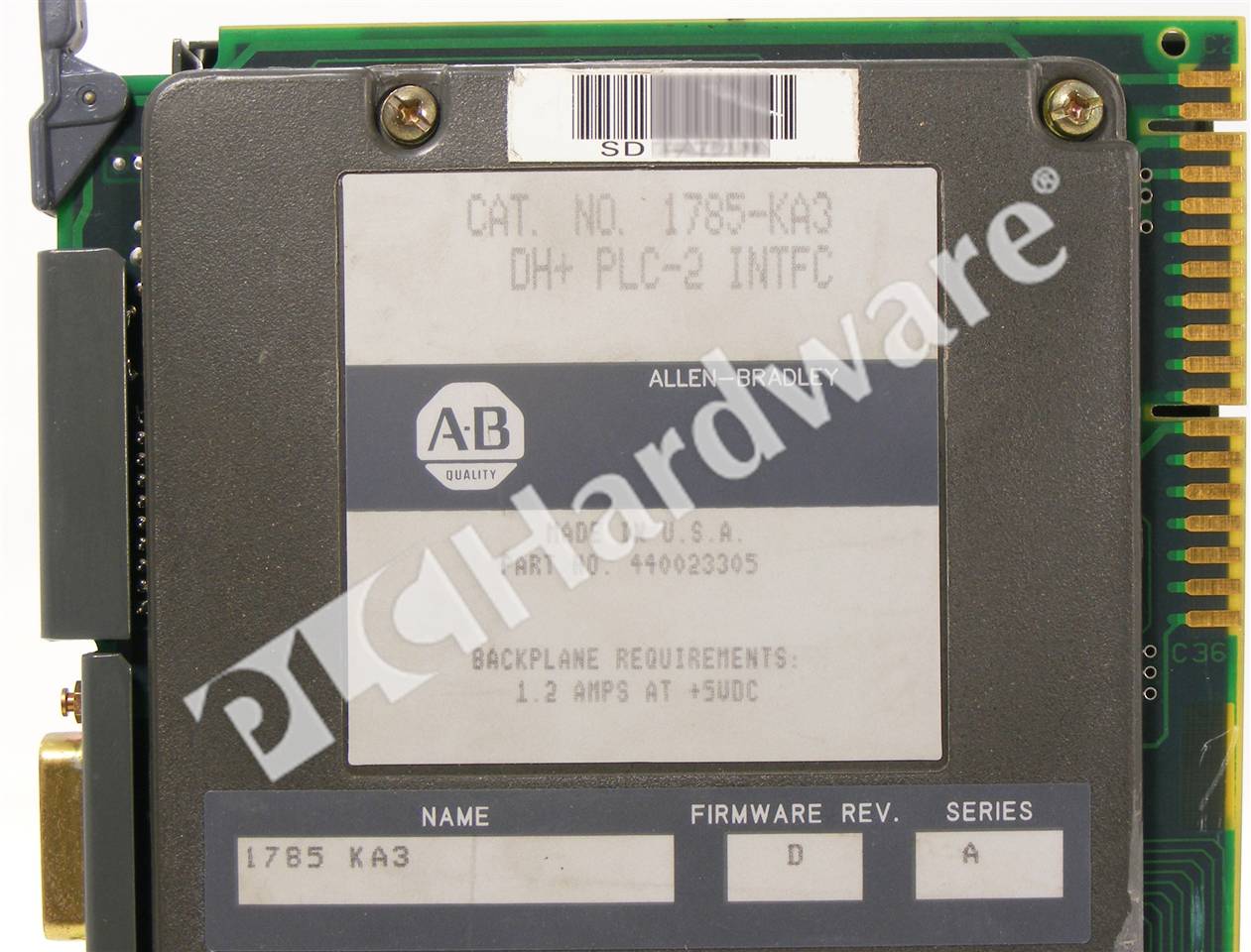 PLC Hardware - Allen Bradley 1785-KA3 Series A, Used PLCH Packaging