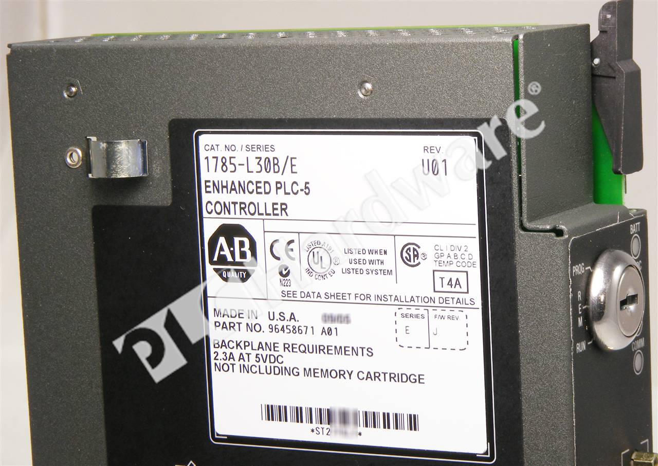 PLC Hardware: Allen-Bradley 1785-L30B PLC-5/30 Standard Controller, 32K ...