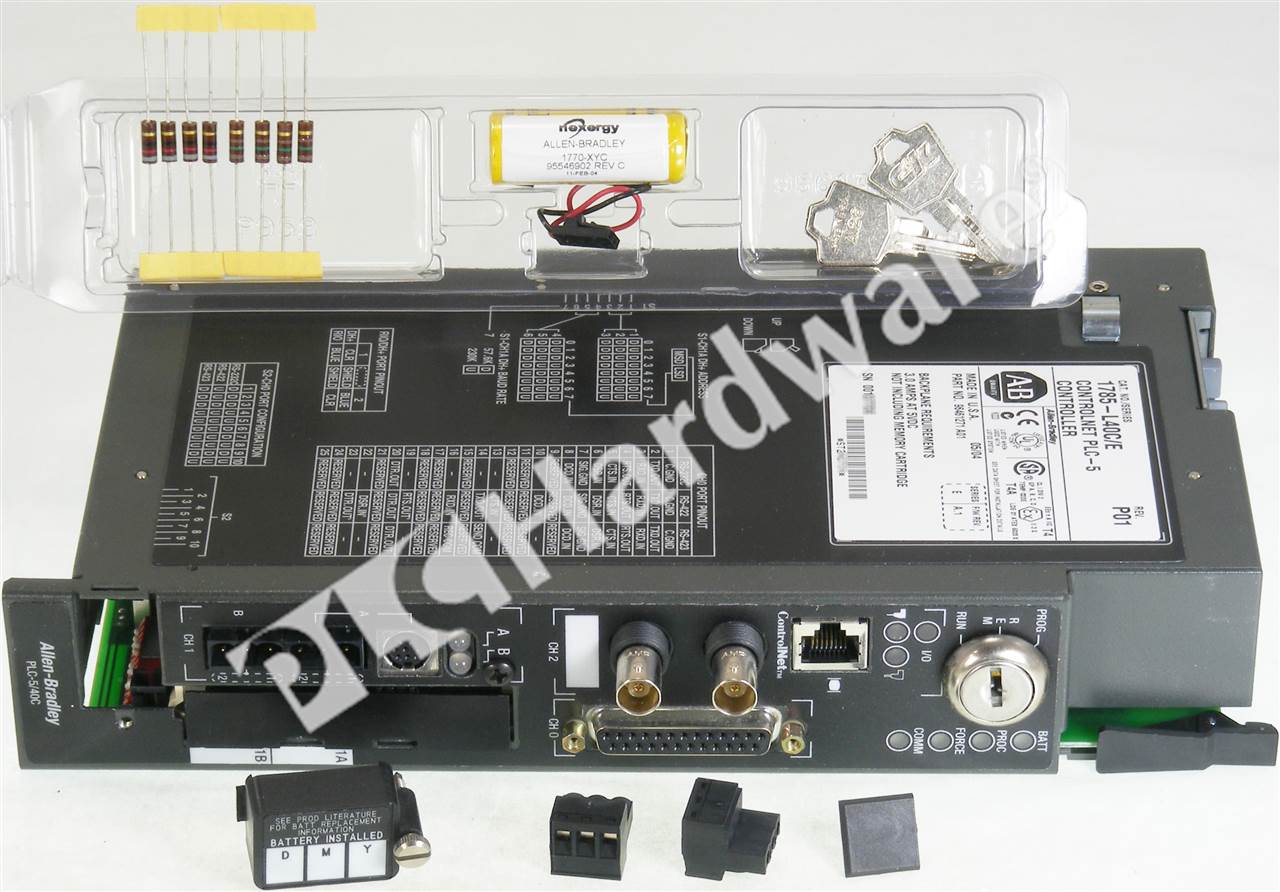 PLC Hardware: Allen-Bradley 1785-L40C PLC-5/40C Processor for ControlNet