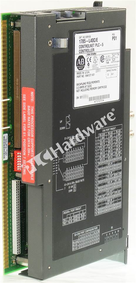 PLC Hardware: Allen-Bradley 1785-L40C PLC-5/40C Processor for ControlNet