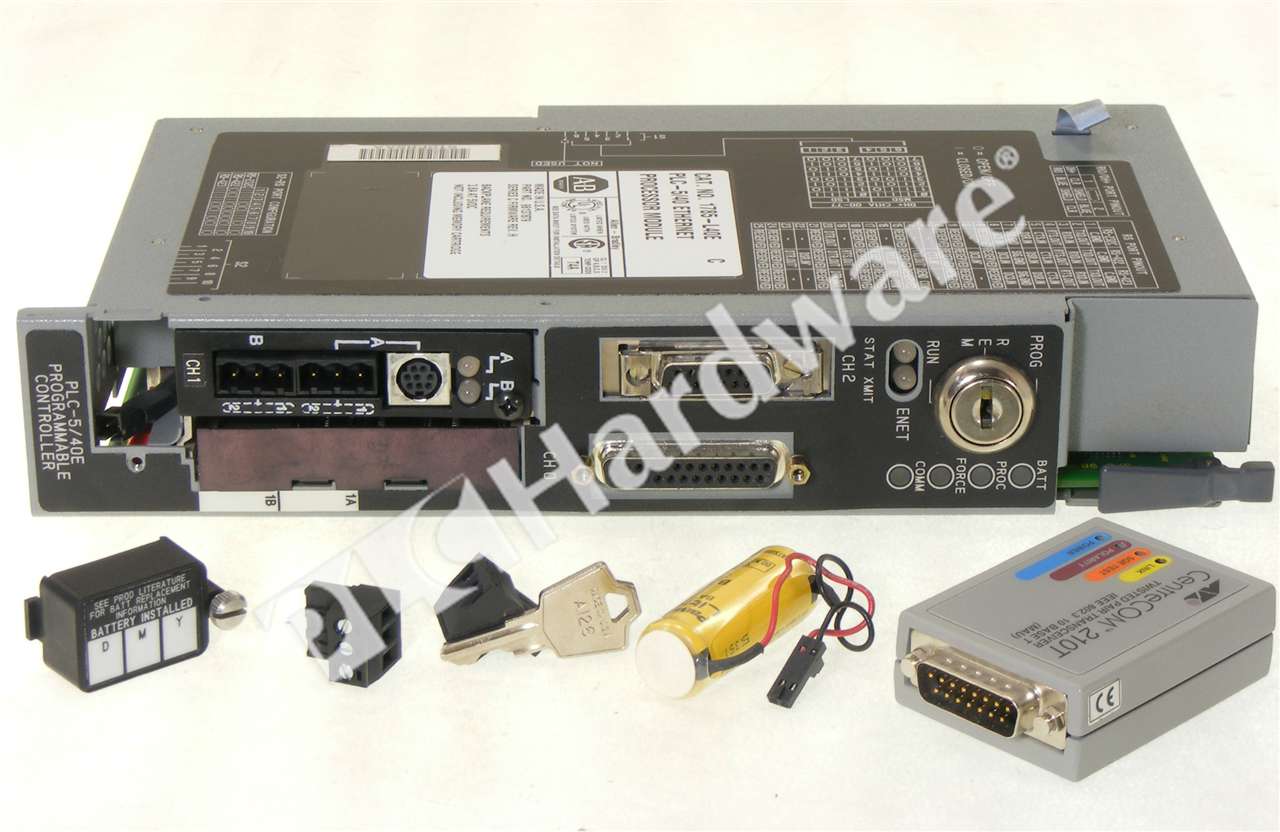 PLC Hardware - Allen Bradley 1785-L40E Series C, Used PLCH Packaging