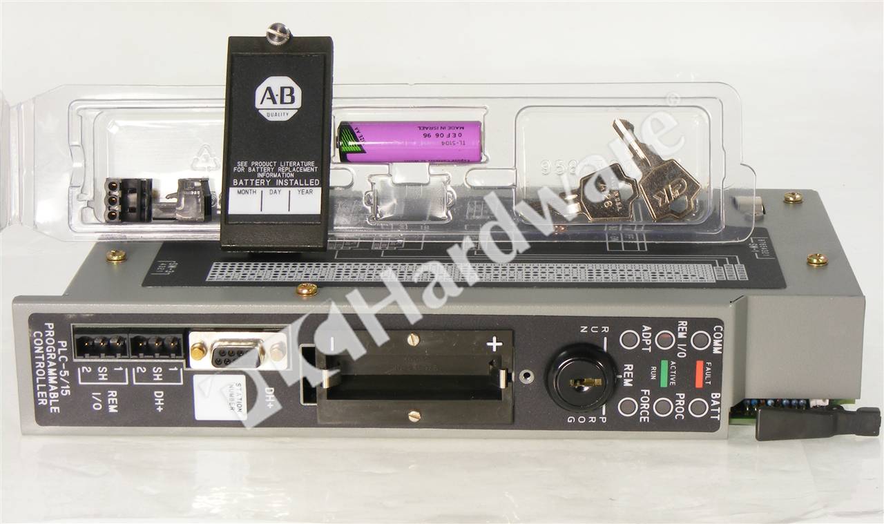 PLC Hardware: Allen-Bradley 1785-LT PLC-5/15 Processor, 6K SRAM, DH+, RIO
