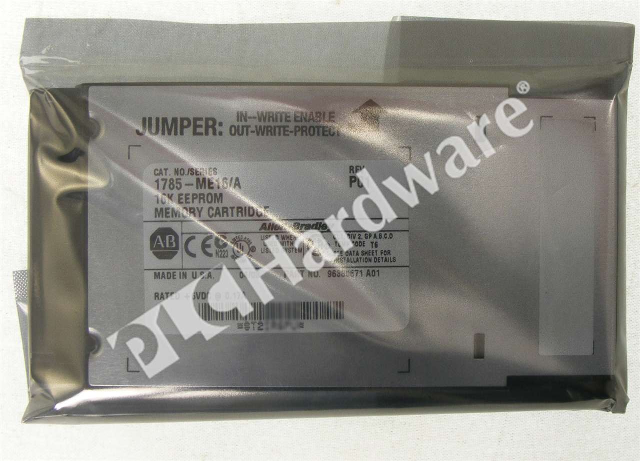 PLC Hardware - Allen Bradley 1785-ME16