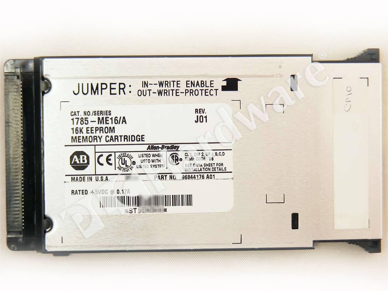 PLC Hardware - Allen Bradley 1785-ME16 Series A, Surplus Sealed Pre-owned