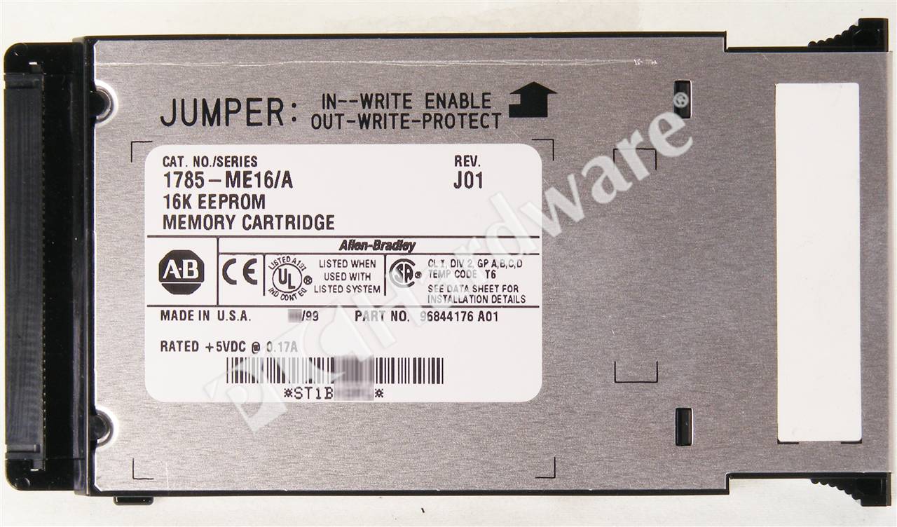 PLC Hardware - Allen Bradley 1785-ME16 Series A, Used PLCH Packaging