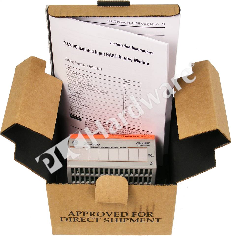PLC Hardware: Allen-Bradley 1794-IF8IH Flex I/O 8-Ch Analog Input with HART