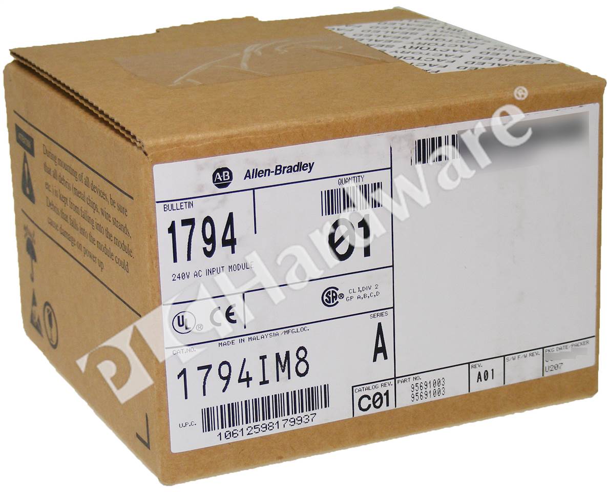 PLC Hardware - Allen Bradley 1794-IM8 Series A, Surplus Open Pre-owned