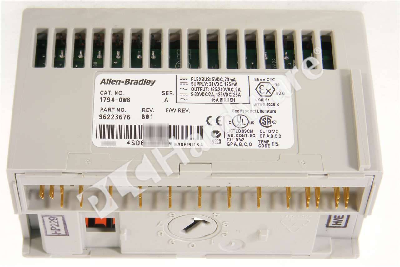 PLC Hardware - Allen Bradley 1794-OW8 Series A, Surplus Sealed Pre-owned