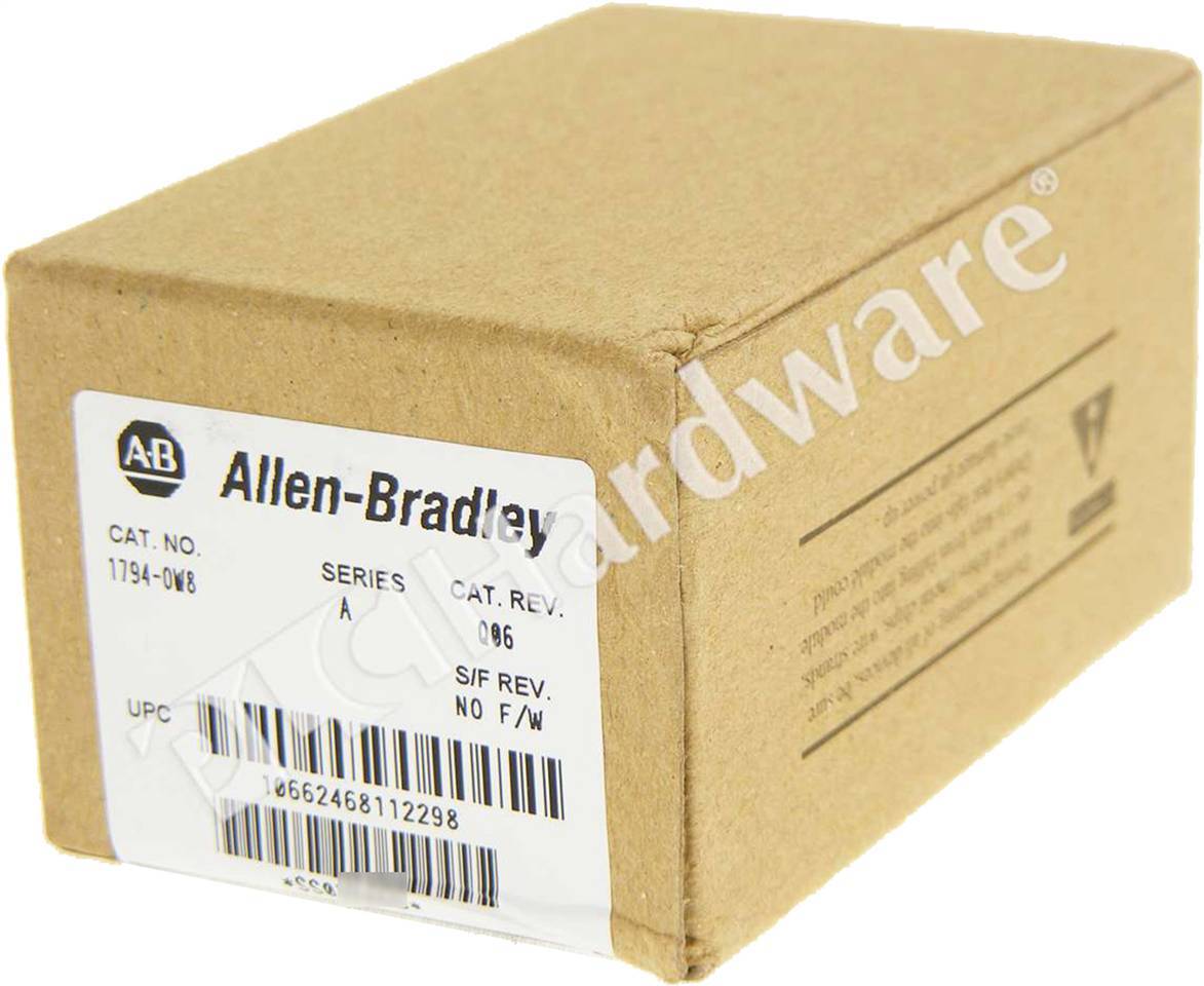 PLC Hardware - Allen Bradley 1794-OW8 Series A, Surplus Sealed Pre-owned