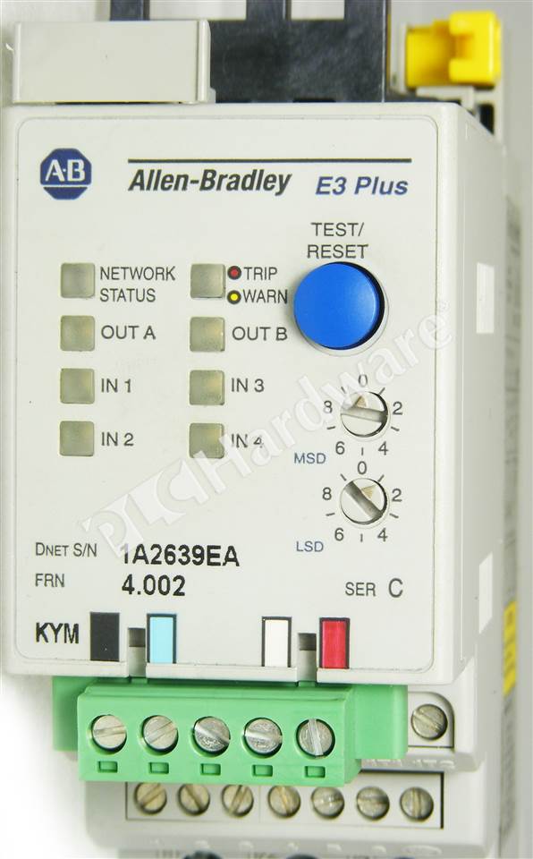 PLC Hardware: Allen-Bradley 193-EC2AB Electronic Motor Protection Relay ...