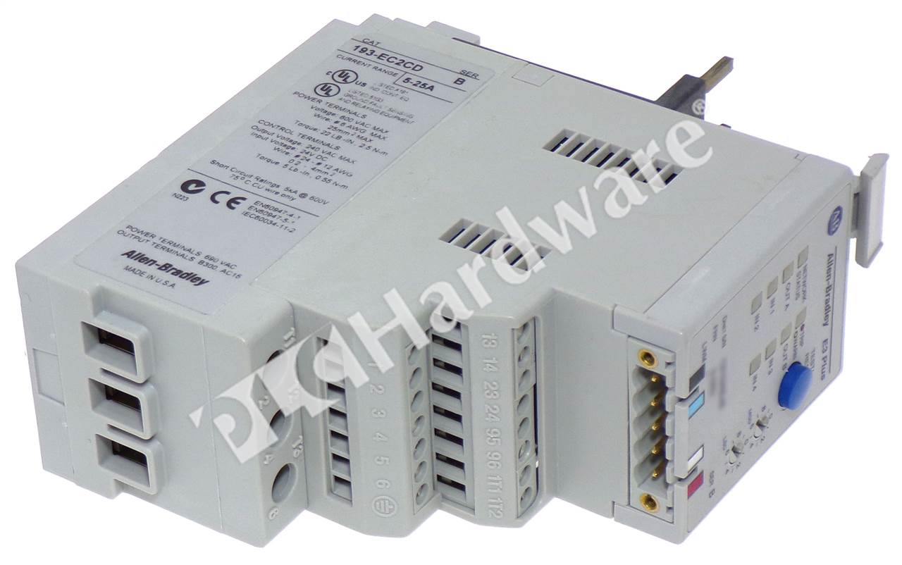 PLC Hardware: Allen-Bradley 193-EC2CD E3 Plus Solid State Overload ...