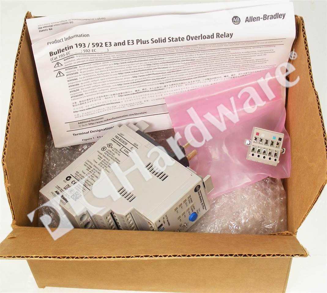 PLC Hardware: Allen-Bradley 193-EC2CD E3 Plus Solid State Overload ...