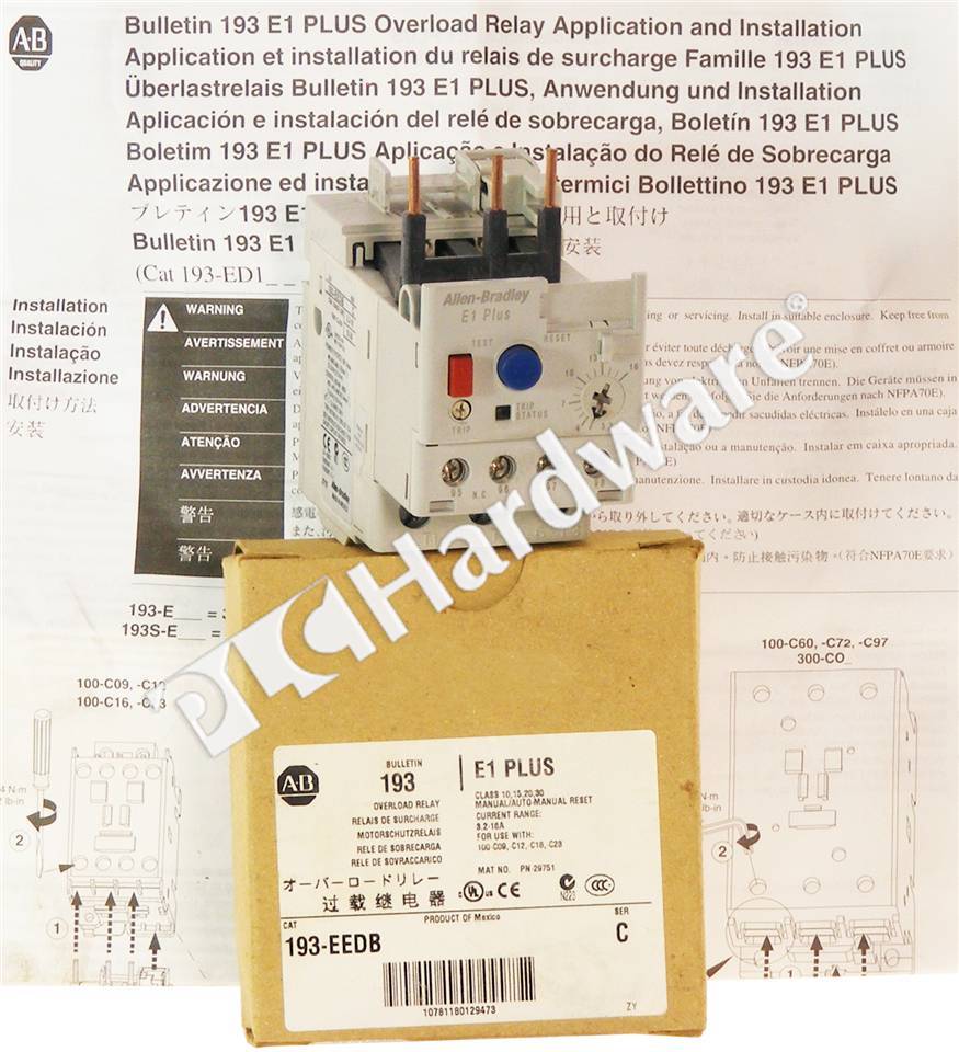 PLC Hardware - Allen Bradley 193-EEDB Series C, Surplus Sealed Pre-owned