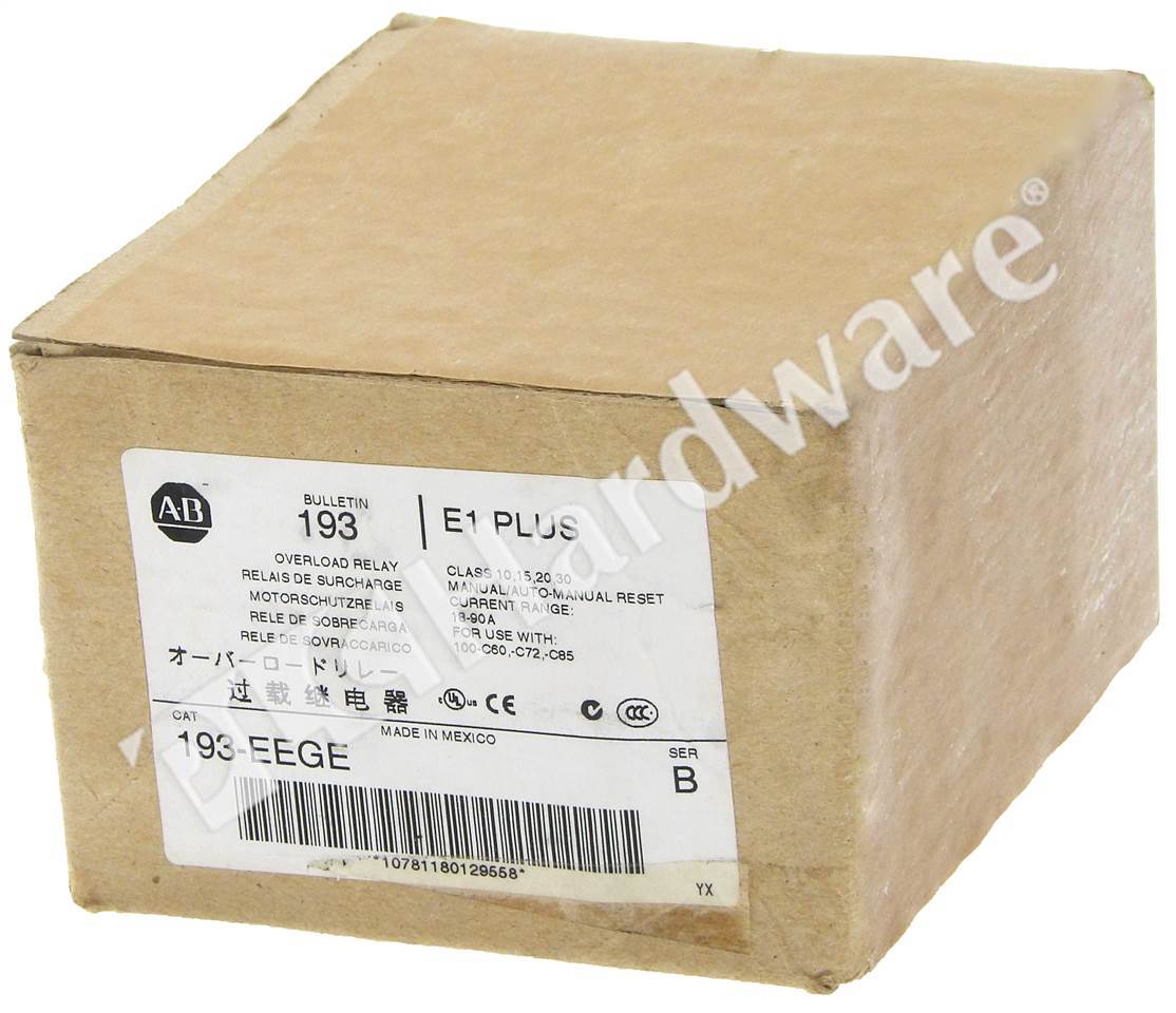 PLC Hardware - Allen Bradley 193-EEGE Series B, Surplus Sealed Pre-owned