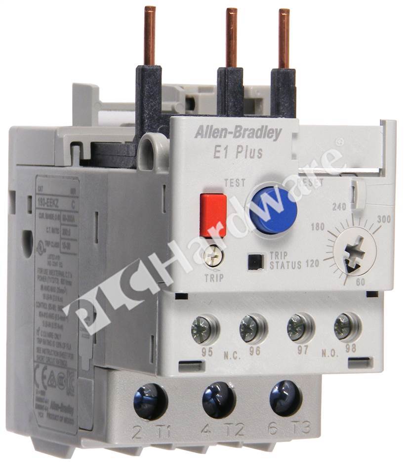 PLC Hardware: Allen-Bradley 193-EEKZ E1 Plus Overload Relay, 60-300A