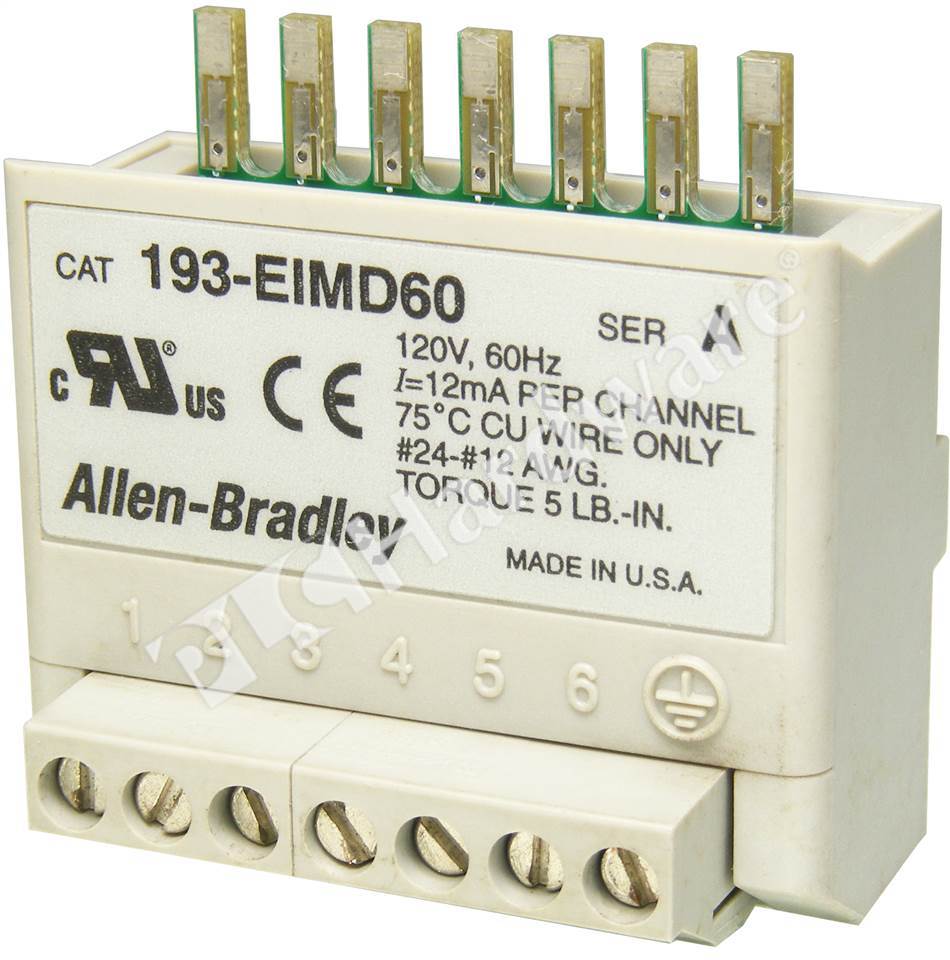 PLC Hardware - Allen Bradley 193-EIMD60 Series A, Used PLCH Packaging