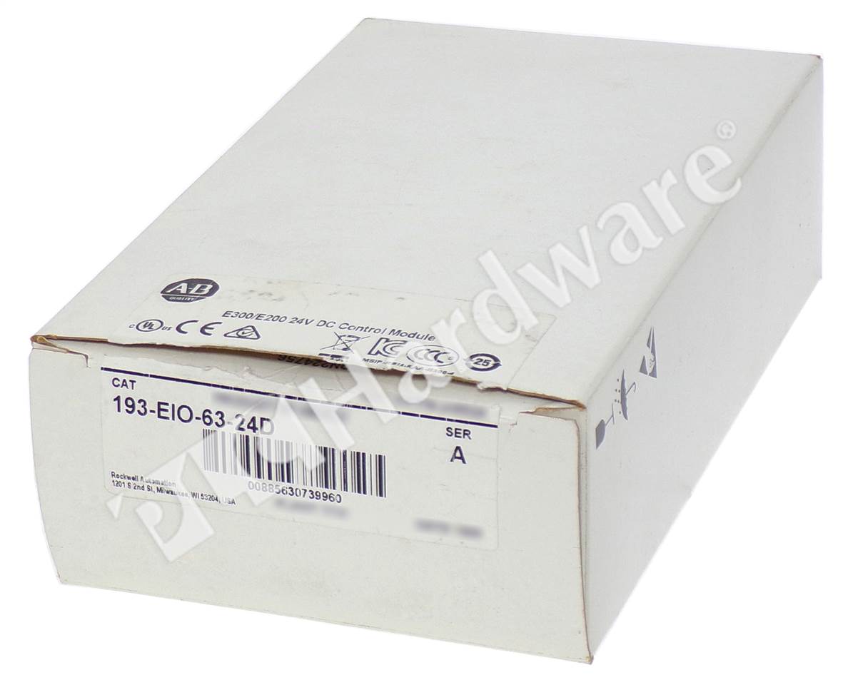 PLC Hardware - Allen Bradley 193-EIO-63-24D Series A, Surplus Open Pre ...